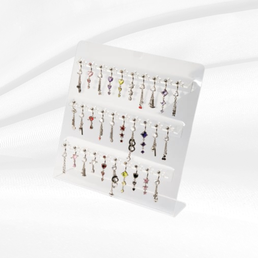 Large Acrylic Navel Banana Jewellery Display – Stixis Tattoo Supplies