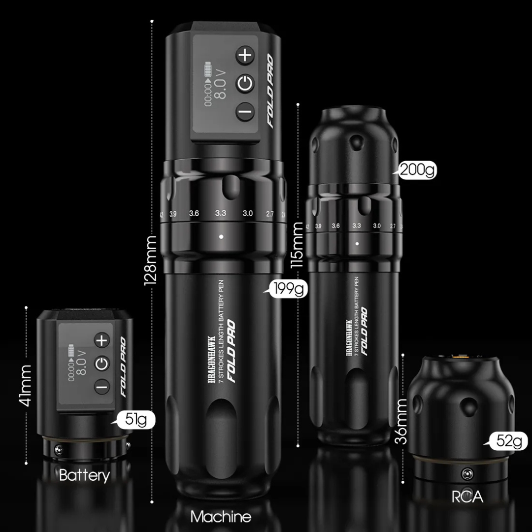 Dragonhawk Fold Pro Wireless Machine With Adjustable Stroke – Stixis ...